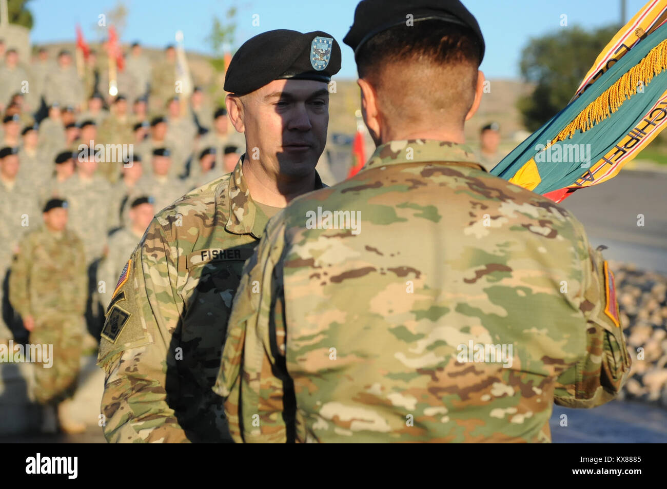 204th Maneuver Enhancement Brigade change of command photos Stock Photo ...