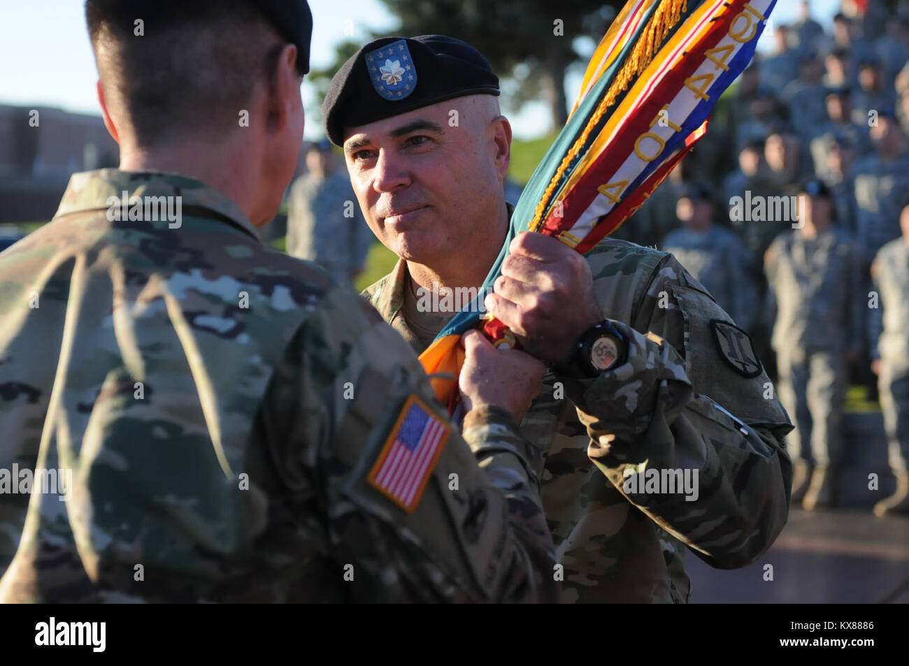 204th Maneuver Enhancement Brigade change of command photos Stock Photo ...