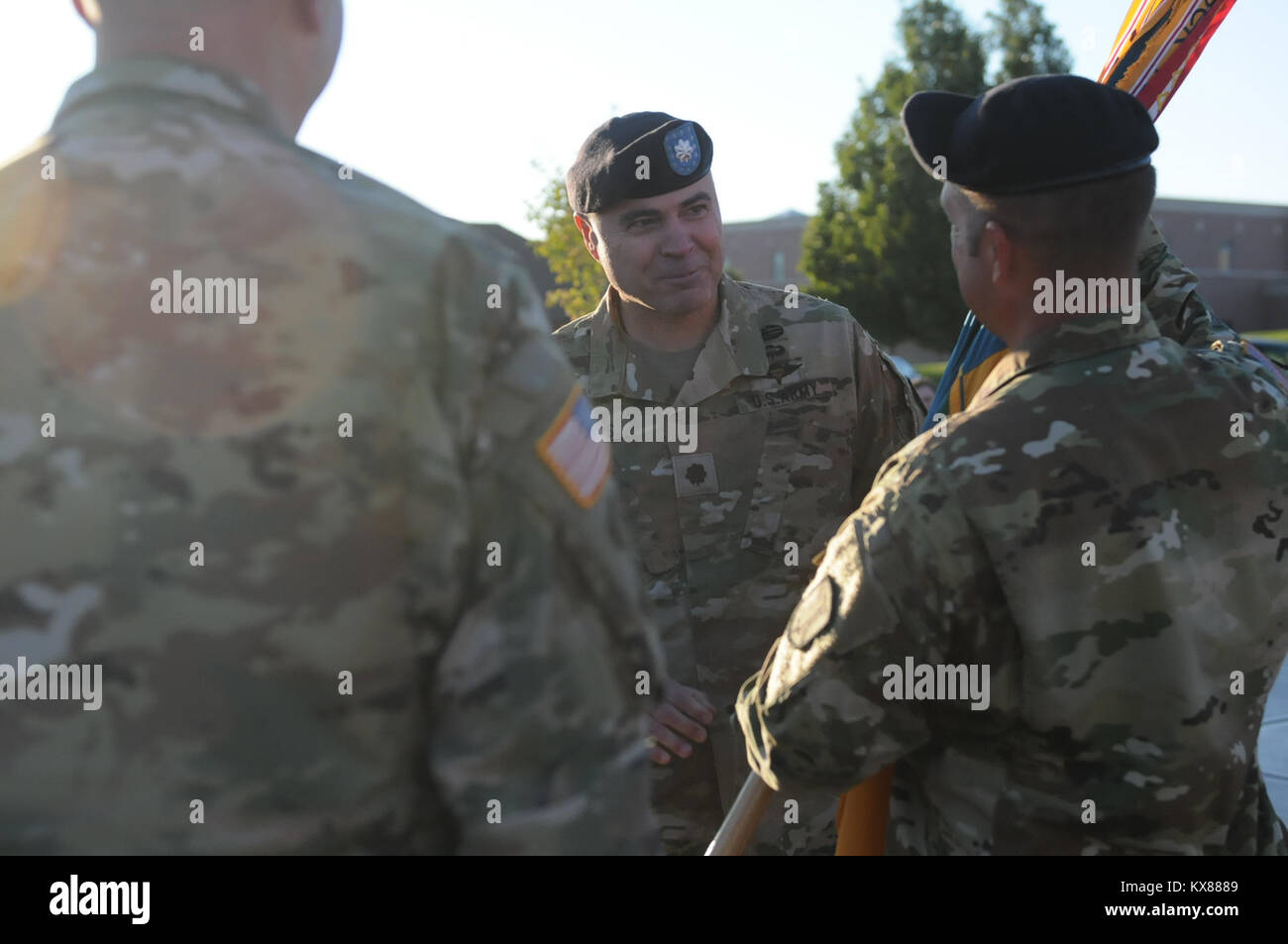 204th Maneuver Enhancement Brigade change of command photos Stock Photo ...