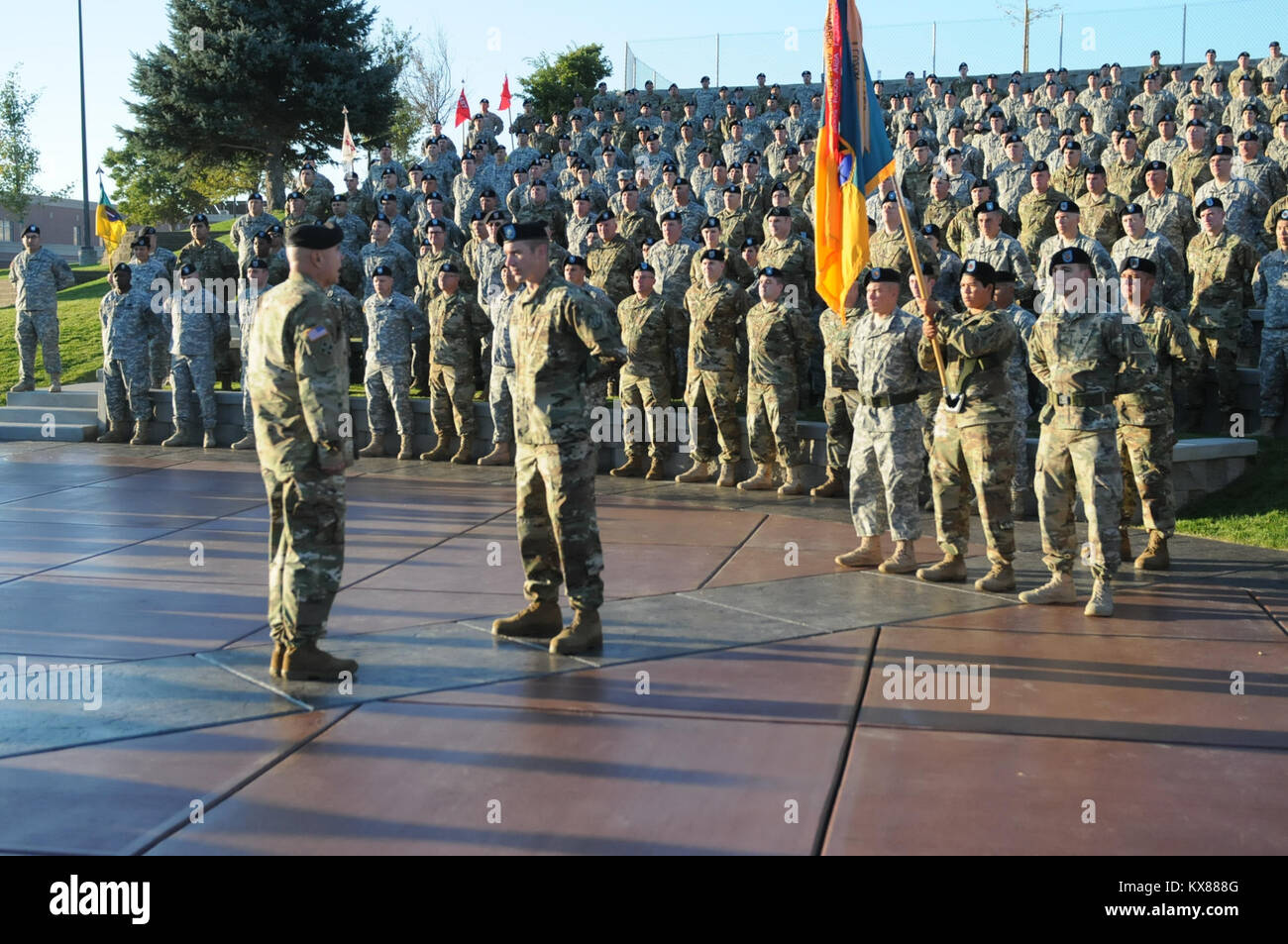 204th Maneuver Enhancement Brigade change of command photos Stock Photo ...