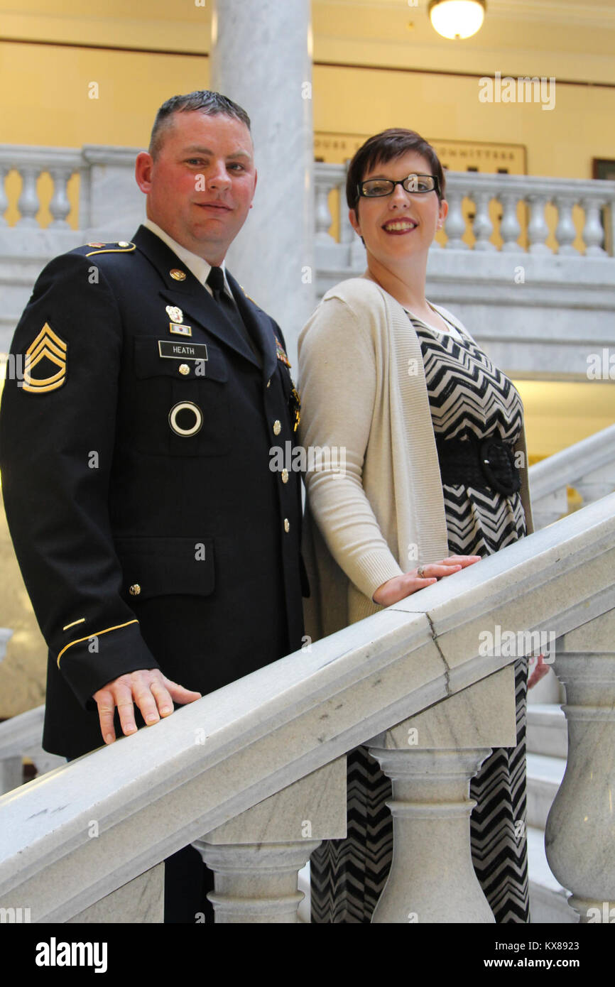 Gov. Herbert presented the Utah Cross to Sgt. 1st Class Brett Heath on ...