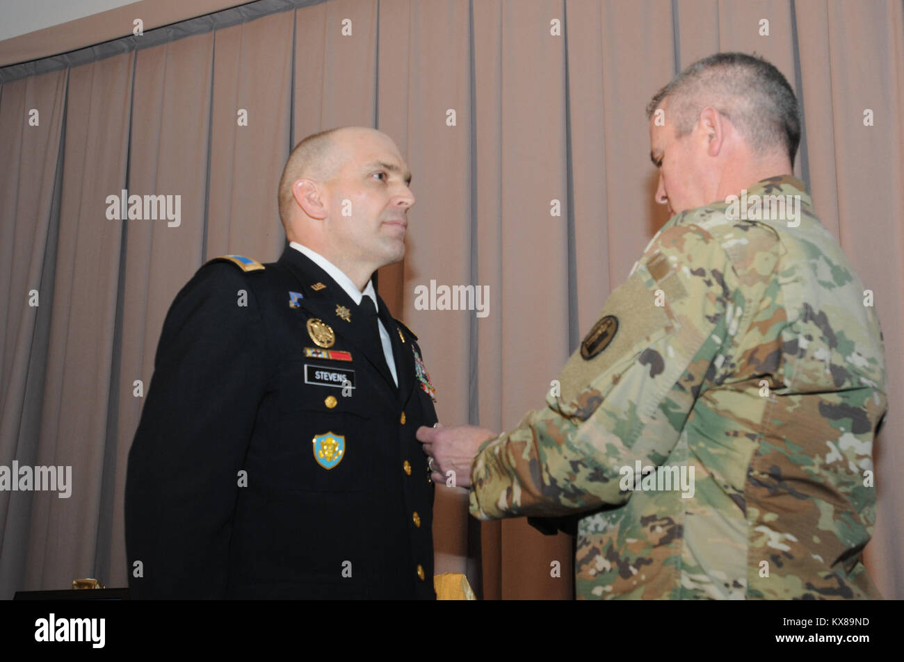 COL Steve Stevens' retirement ceremony 2-3-2017 Stock Photo - Alamy
