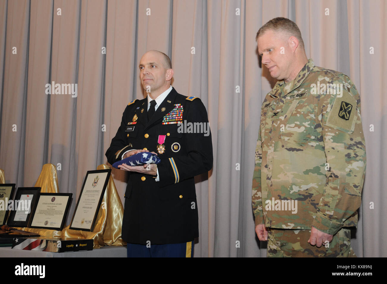 COL Steve Stevens' retirement ceremony 2-3-2017 Stock Photo - Alamy