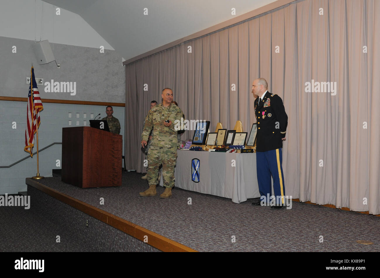 COL Steve Stevens' retirement ceremony 2-3-2017 Stock Photo - Alamy