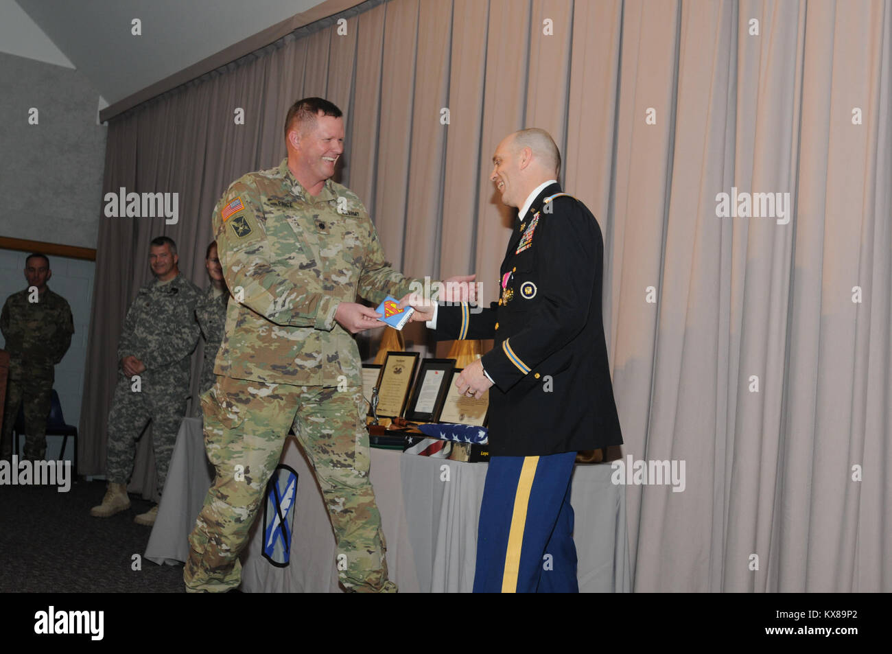 COL Steve Stevens' retirement ceremony 2-3-2017 Stock Photo - Alamy