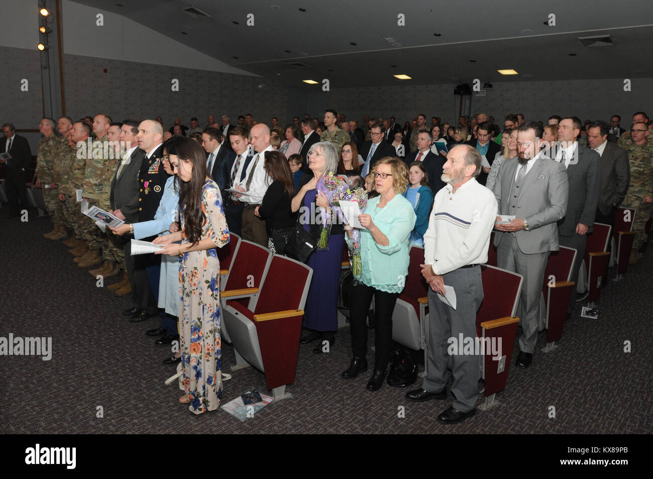 COL Steve Stevens' retirement ceremony 2-3-2017 Stock Photo - Alamy