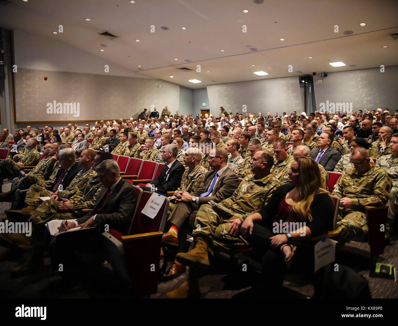 US Army National Guard awards and promotion presentation ceremony Stock ...
