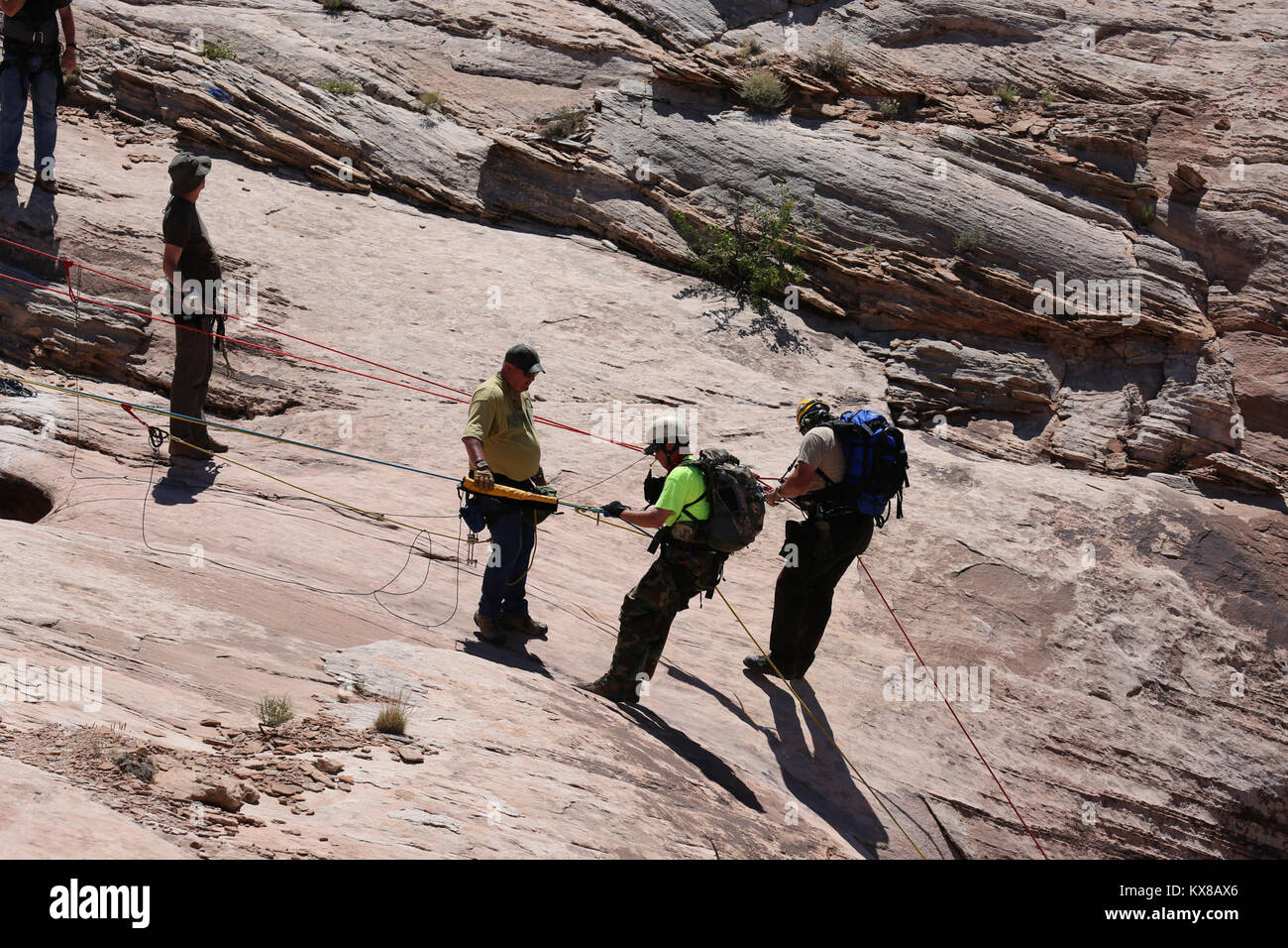 Rappel training hi-res stock photography and images - Alamy
