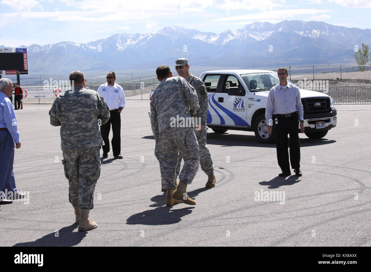 US Army National Guard personnel experience Indycar motor racing at ...