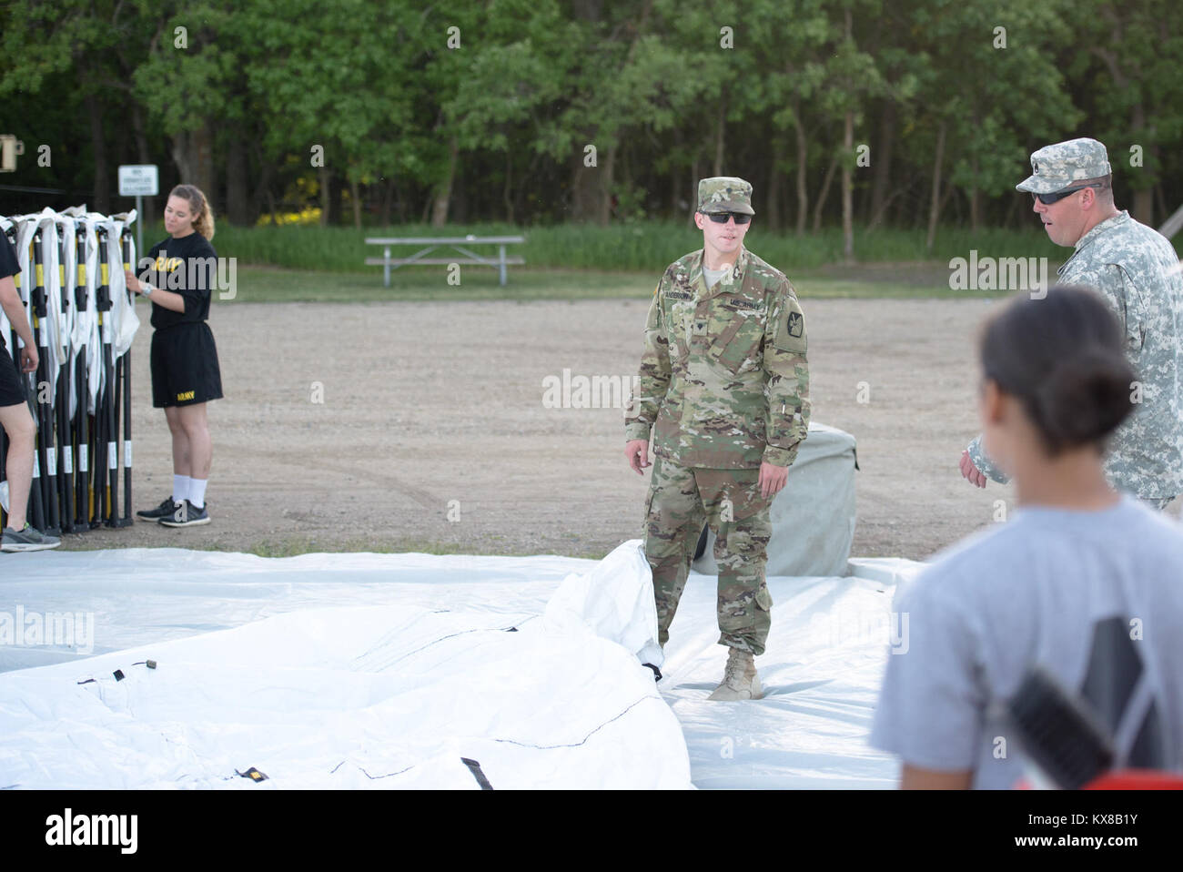 Soldiers from the Utah National Guard and FEMA Region VIII Homeland ...