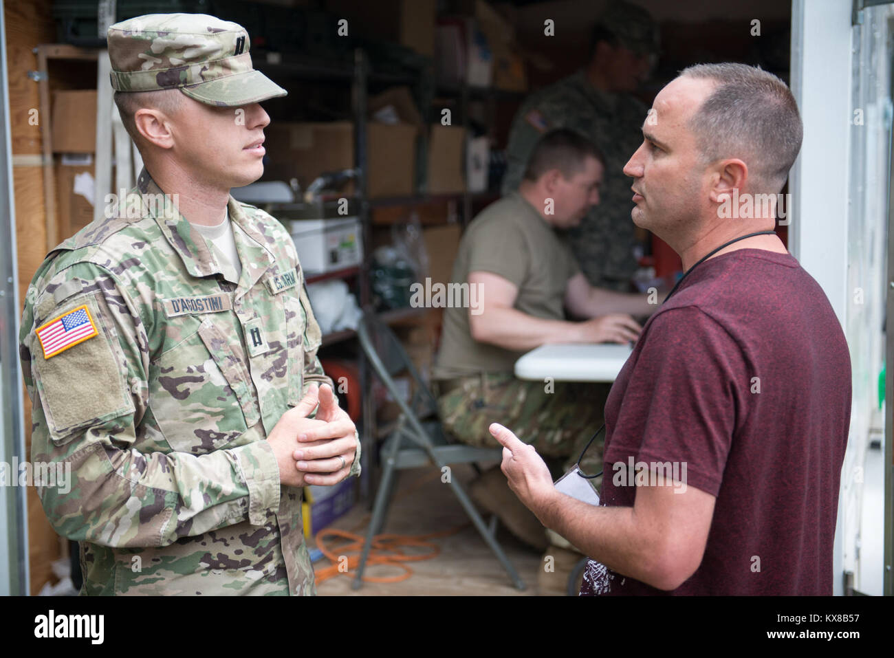 Soldiers from the Utah National Guard and FEMA Region VIII Homeland ...
