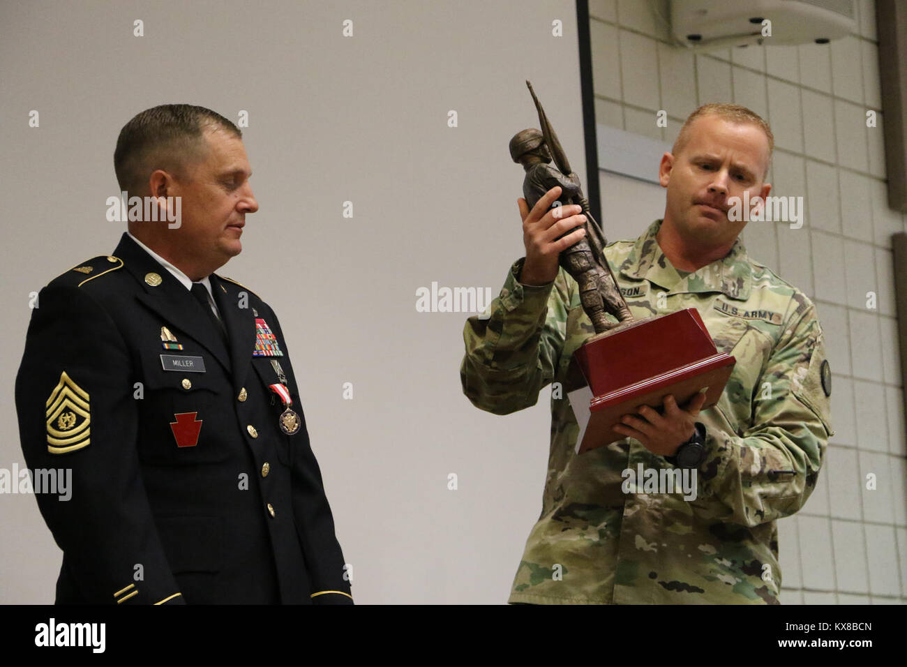 CSM Micheal Miller was celebrated at his retirement ceremony at the ...