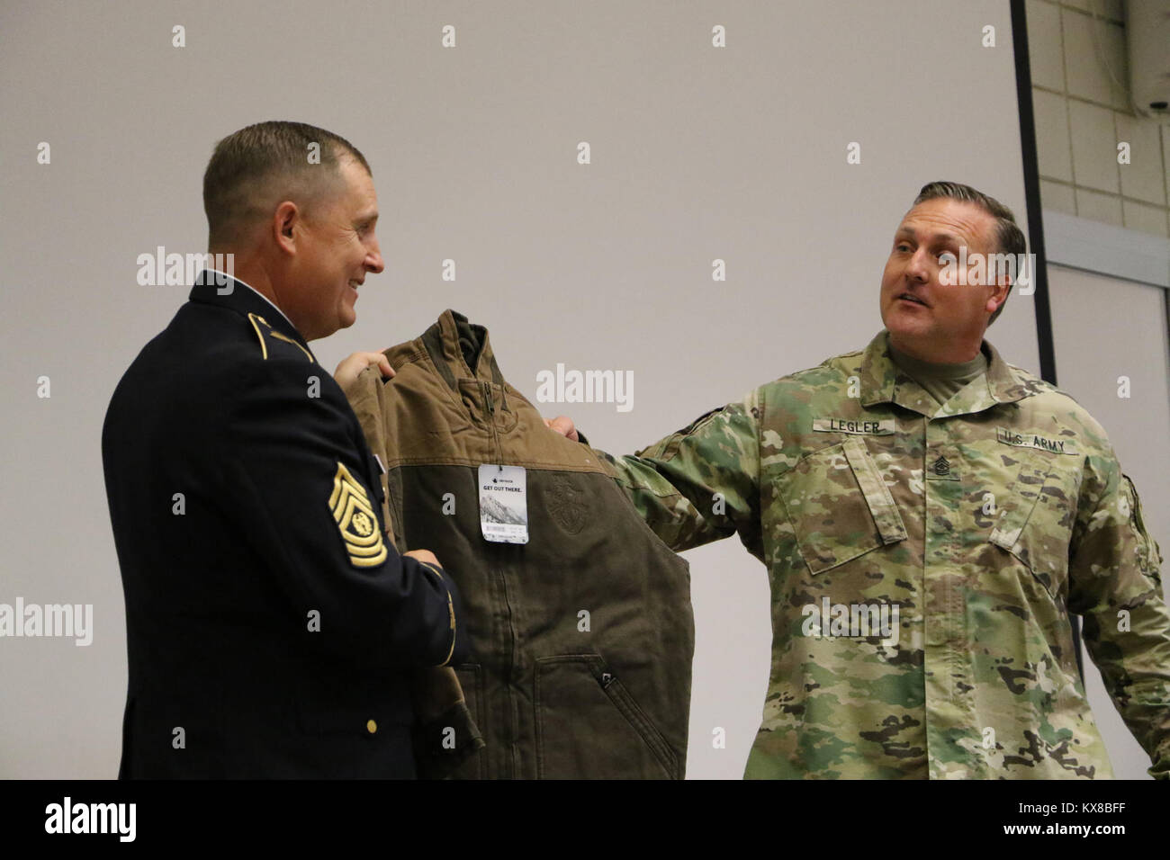 CSM Micheal Miller was celebrated at his retirement ceremony at the ...