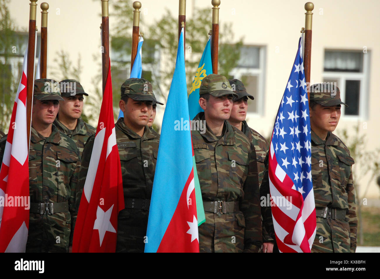 Azerbaijan - Soldiers from the Utah National Guard's 1457th Engineer ...