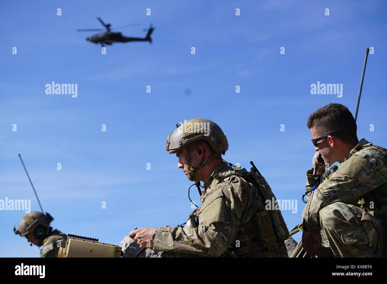 Armed forces in action Stock Photo - Alamy