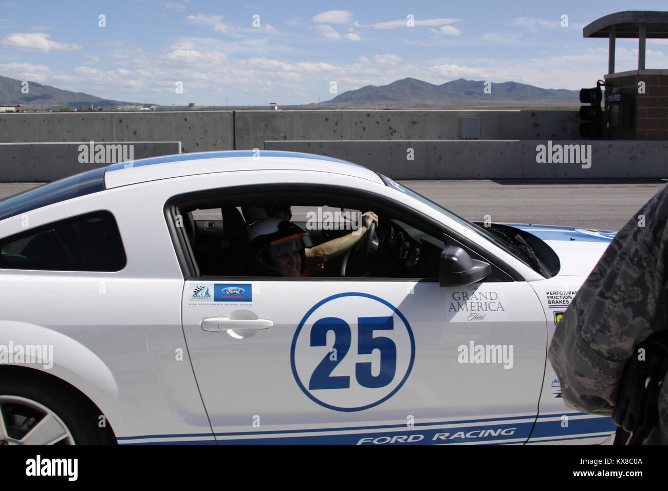 US Army National Guard personnel experience Indycar motor racing at ...