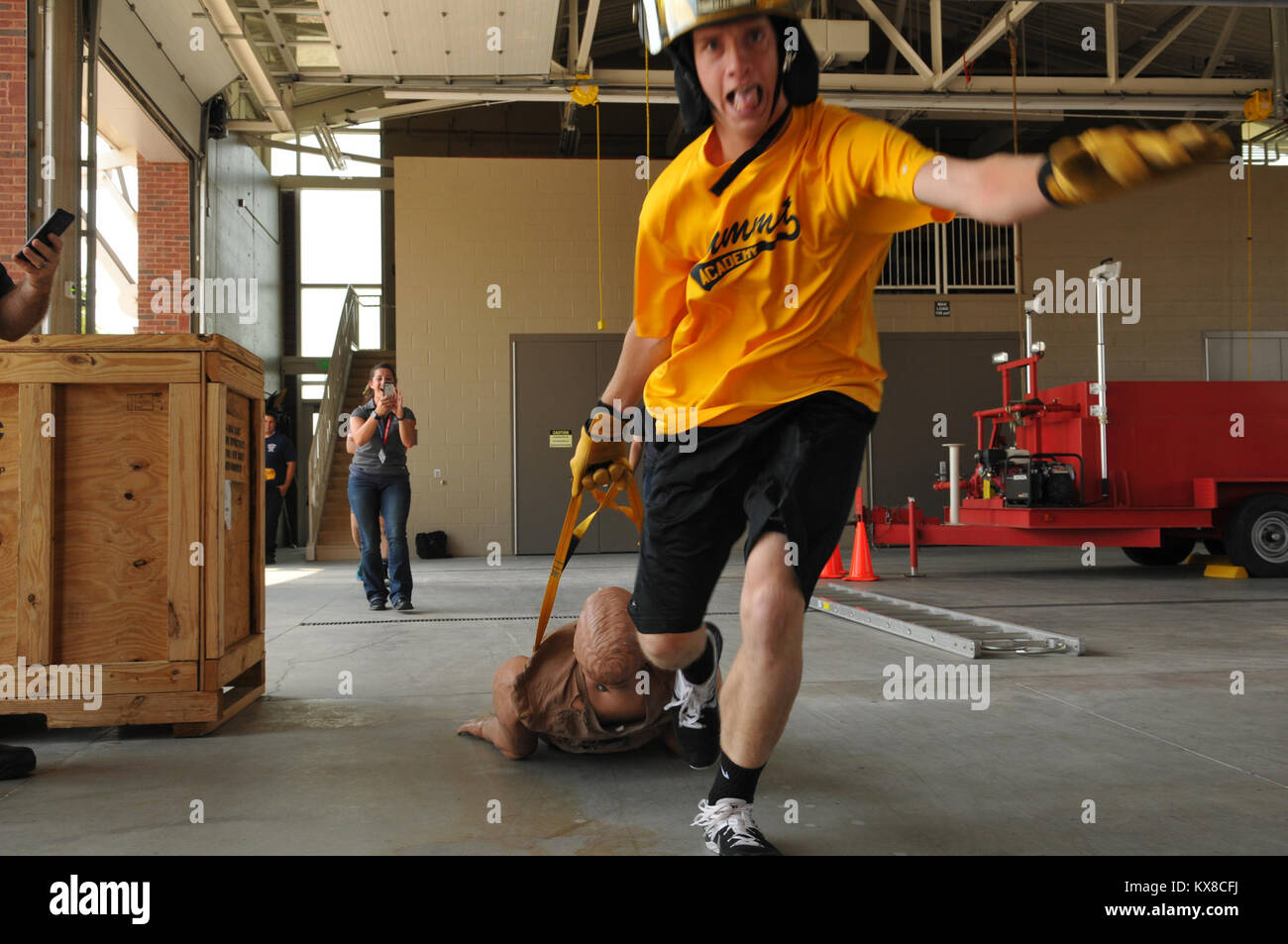 US Army National Guard military training and education. Demonstrating ...