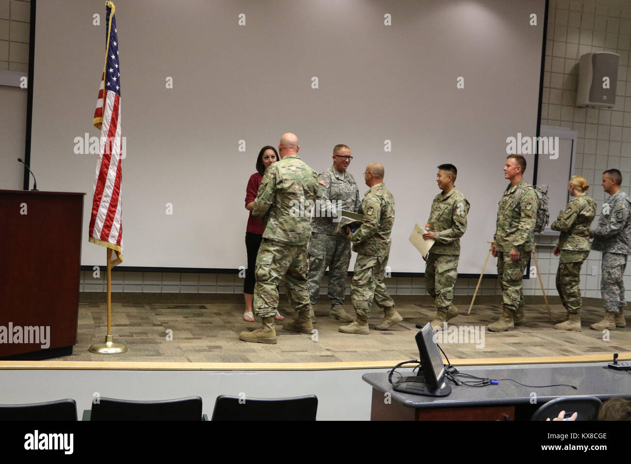 US Army National Guard parade and ceremony Stock Photo - Alamy