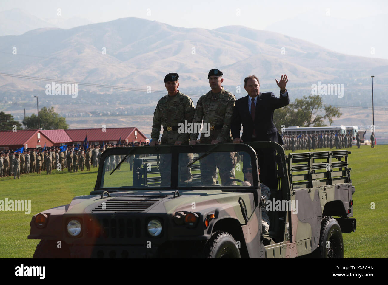 US Army National Guard parade and ceremony Stock Photo - Alamy
