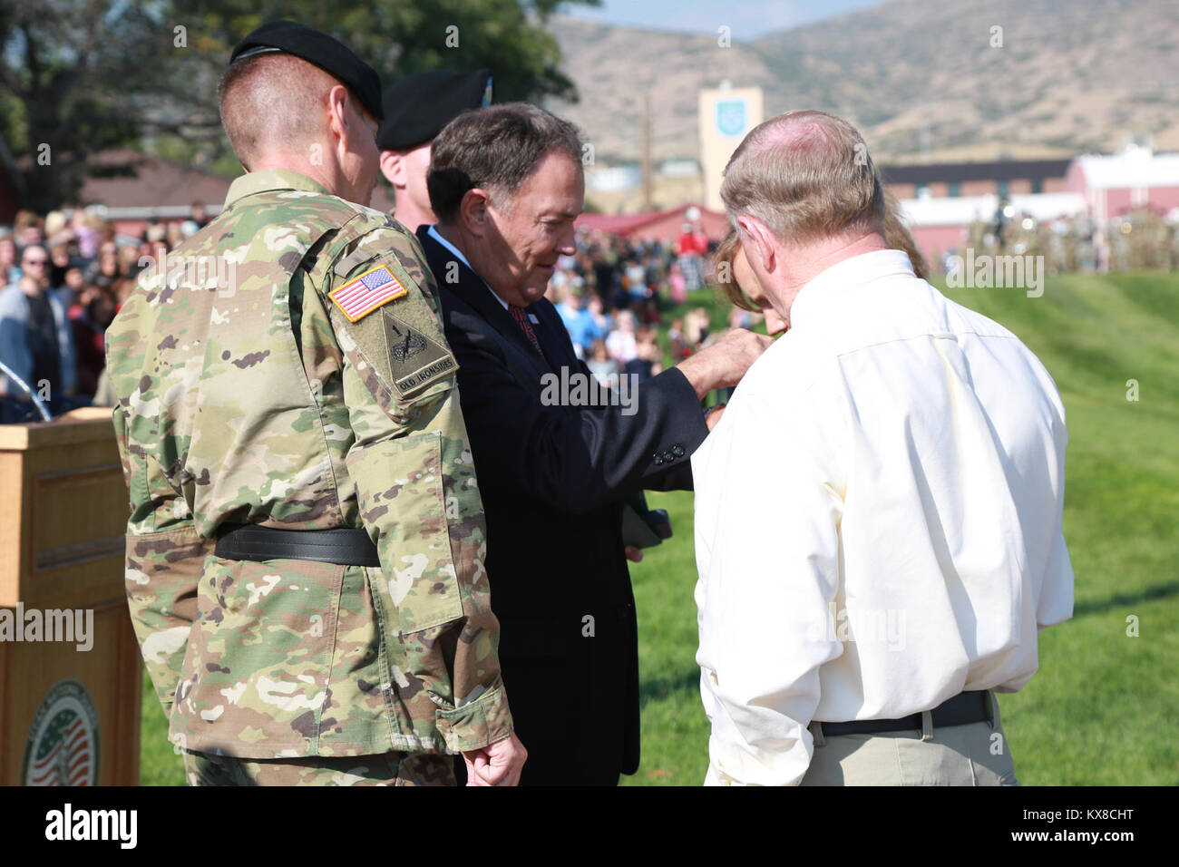 US Army National Guard parade and ceremony Stock Photo - Alamy