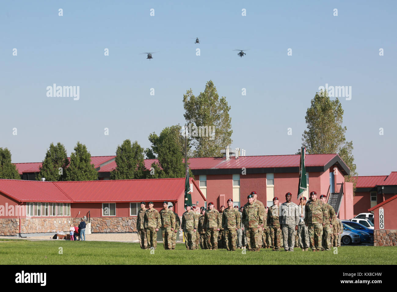 US Army National Guard parade and ceremony Stock Photo - Alamy