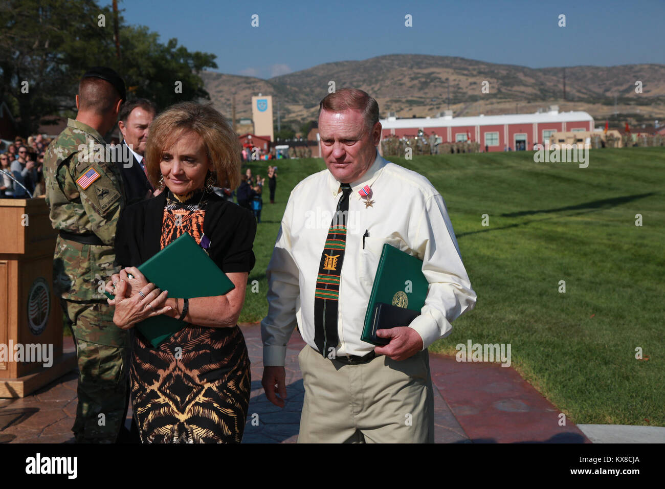 US Army National Guard parade and ceremony Stock Photo - Alamy