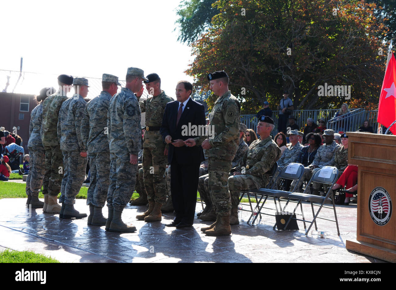 US Army National Guard parade and ceremony Stock Photo - Alamy
