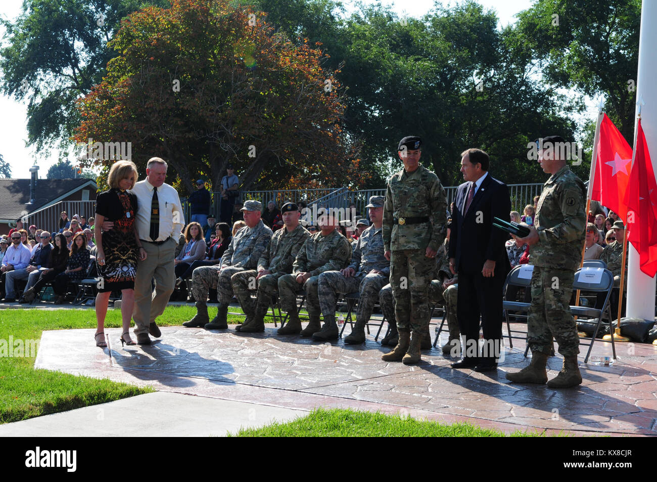 US Army National Guard parade and ceremony Stock Photo - Alamy