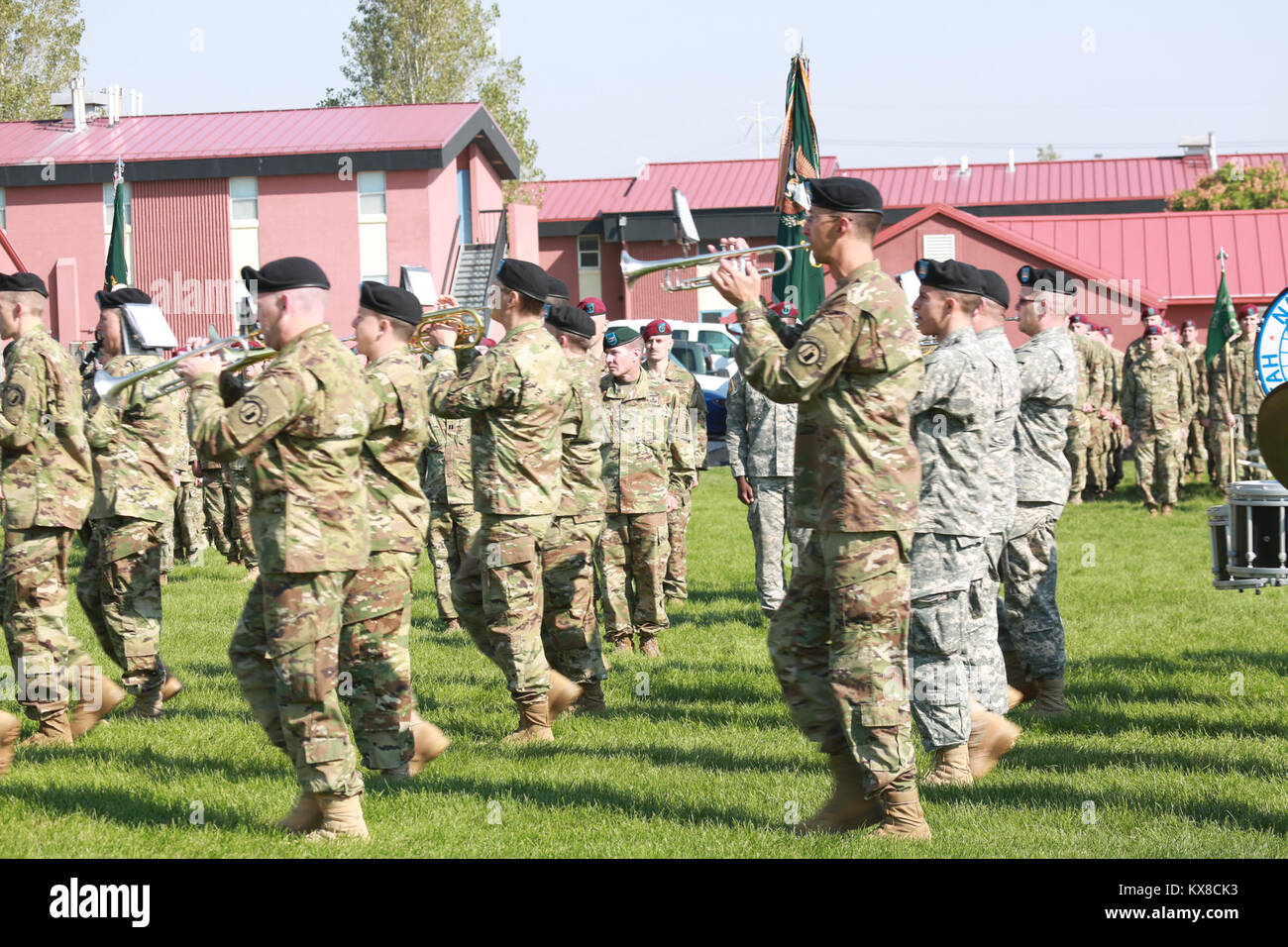 US Army National Guard parade and ceremony Stock Photo - Alamy
