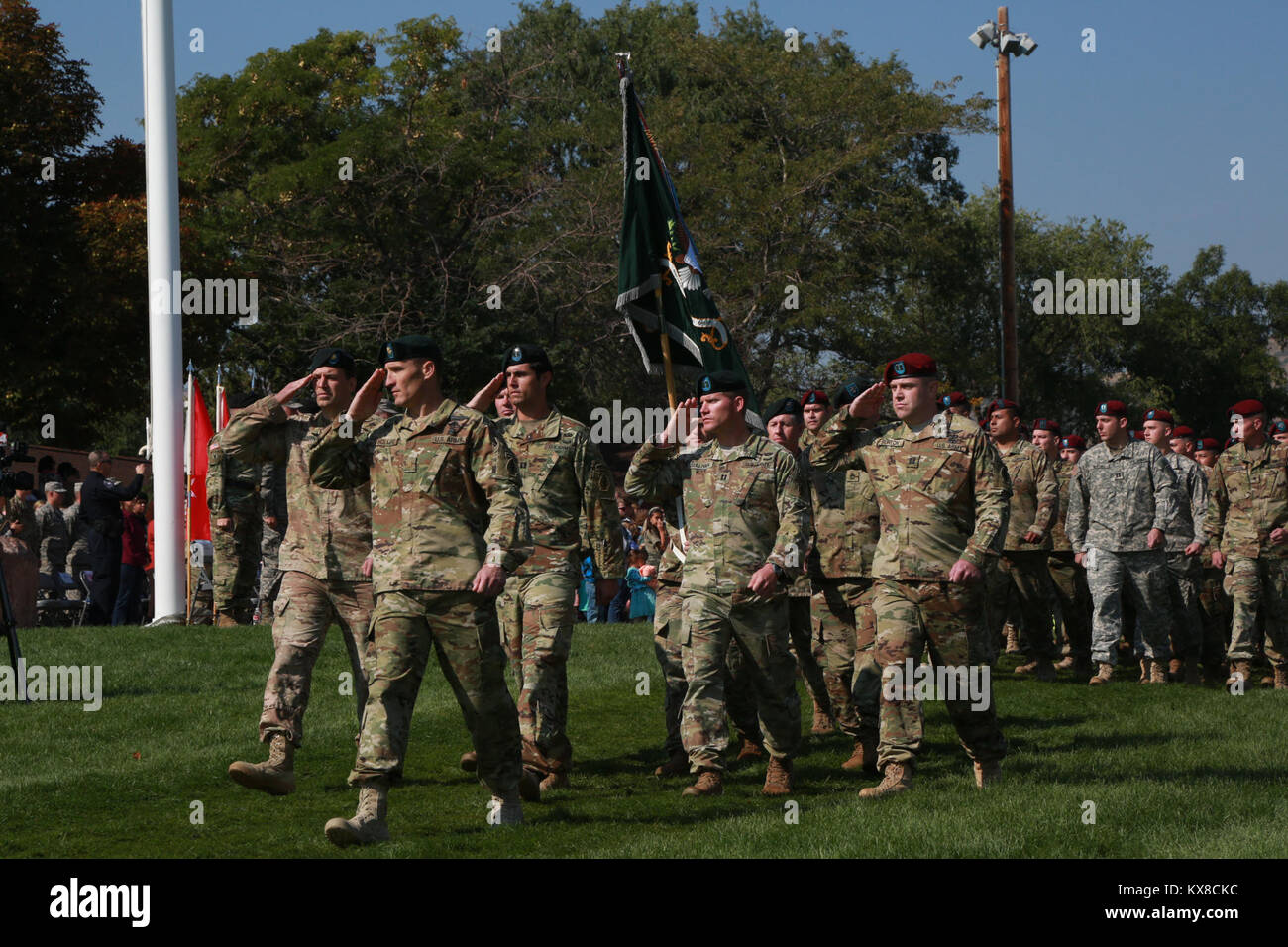 US Army National Guard parade and ceremony Stock Photo - Alamy