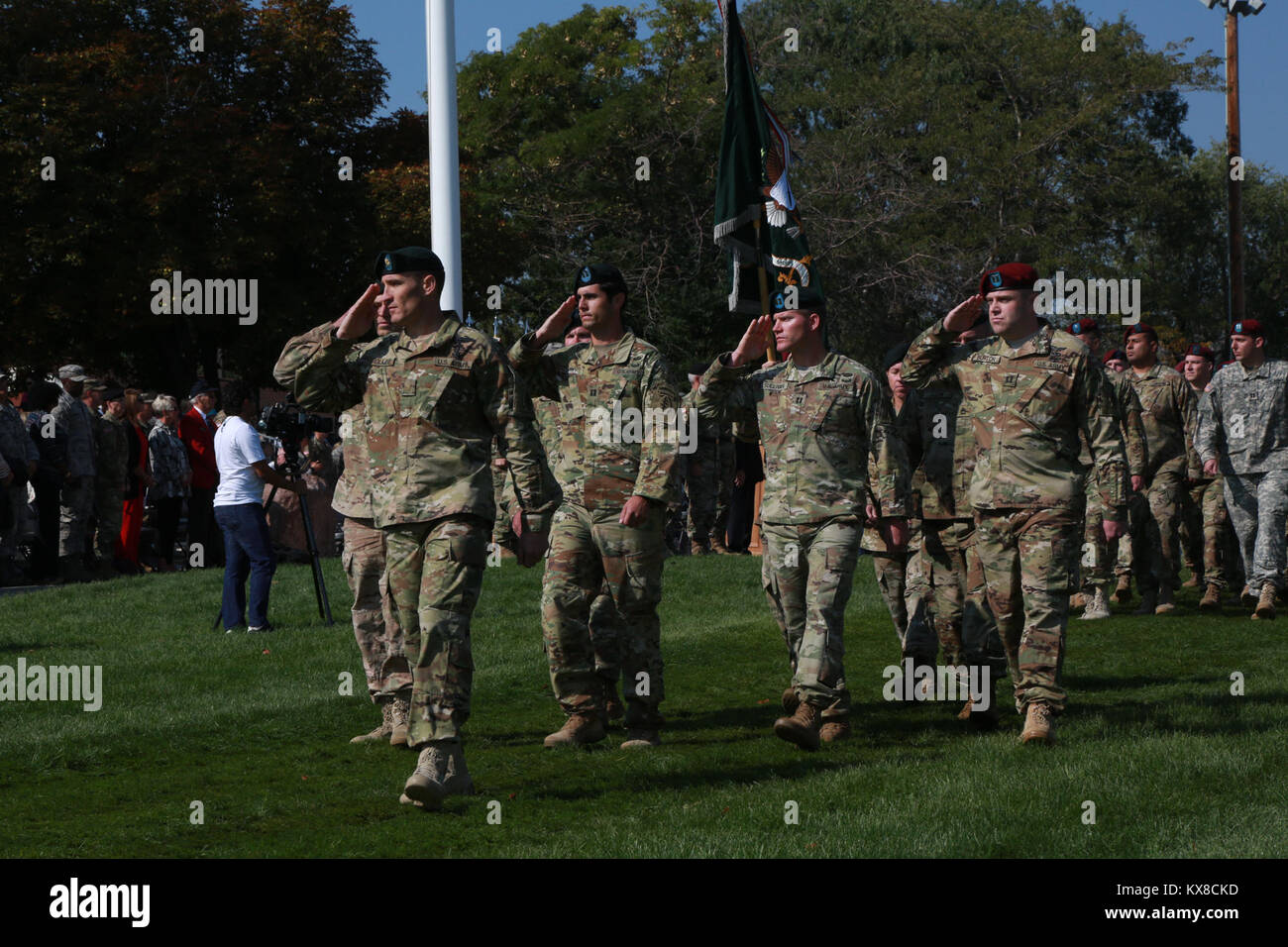 US Army National Guard parade and ceremony Stock Photo - Alamy