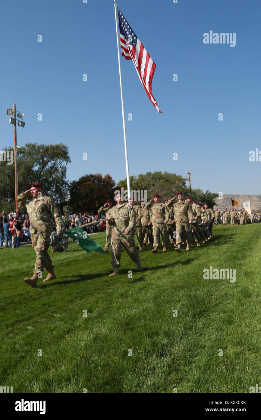 US Army National Guard parade and ceremony Stock Photo - Alamy