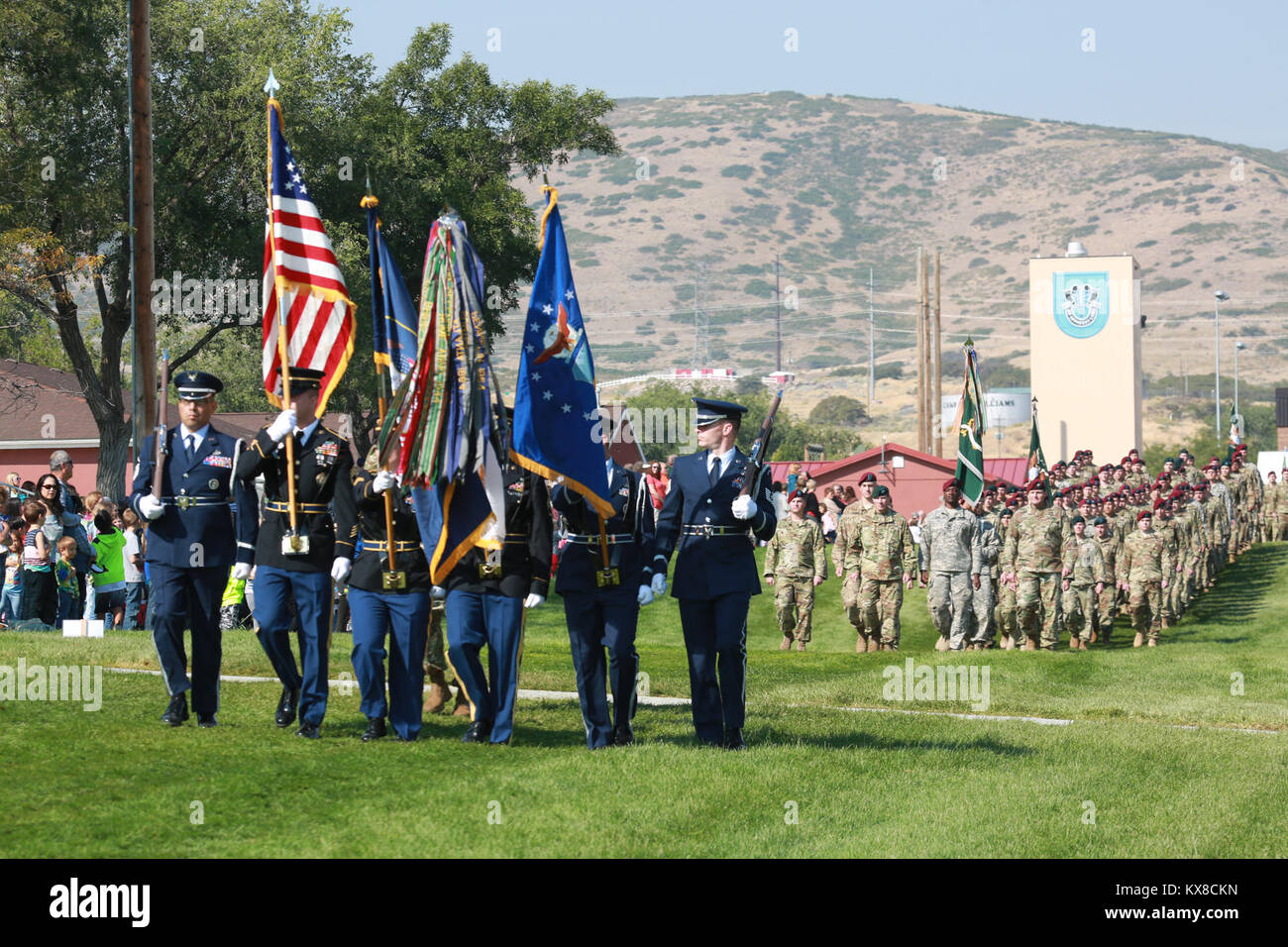 US Army National Guard parade and ceremony Stock Photo - Alamy