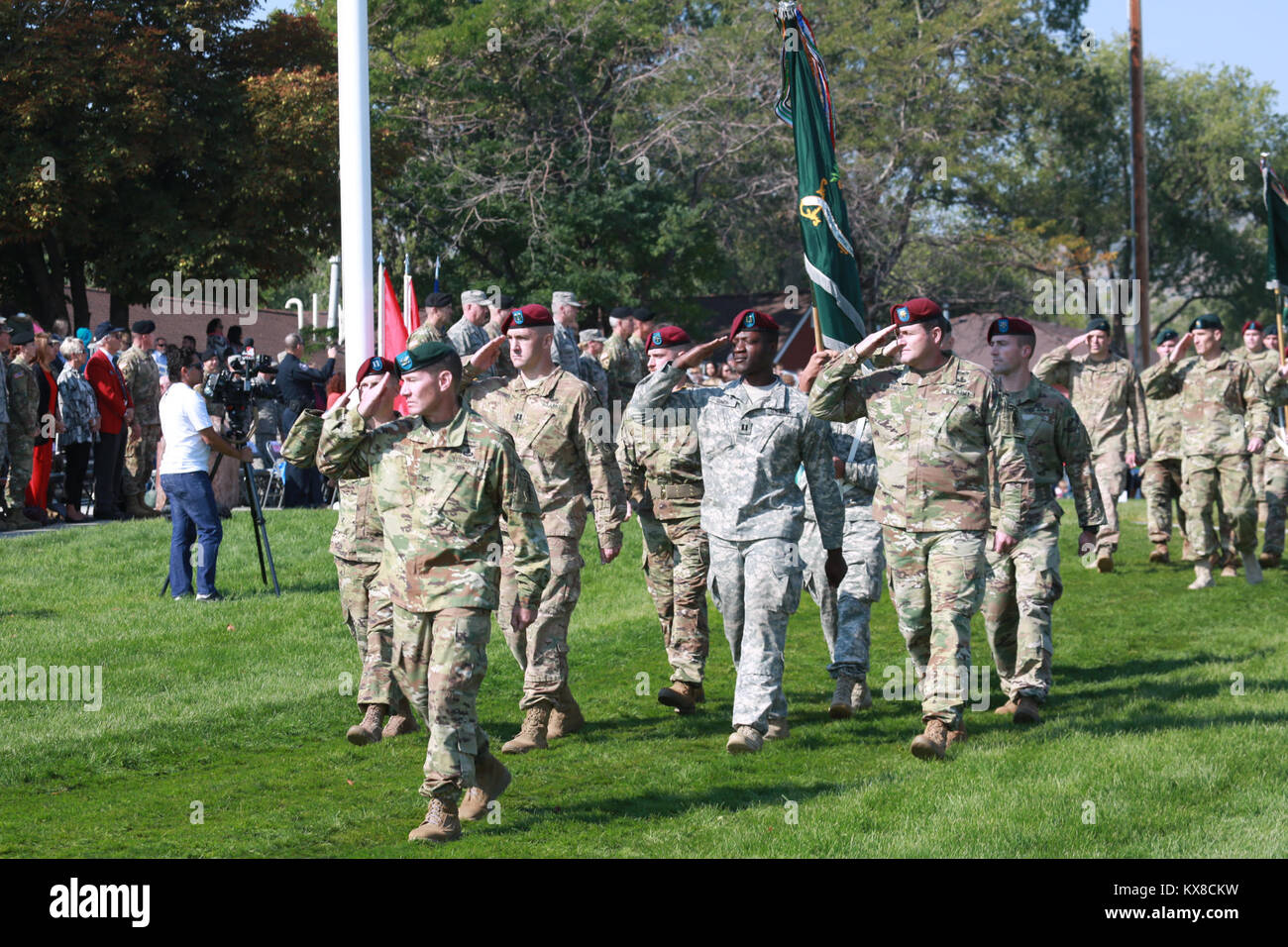 US Army National Guard parade and ceremony Stock Photo - Alamy