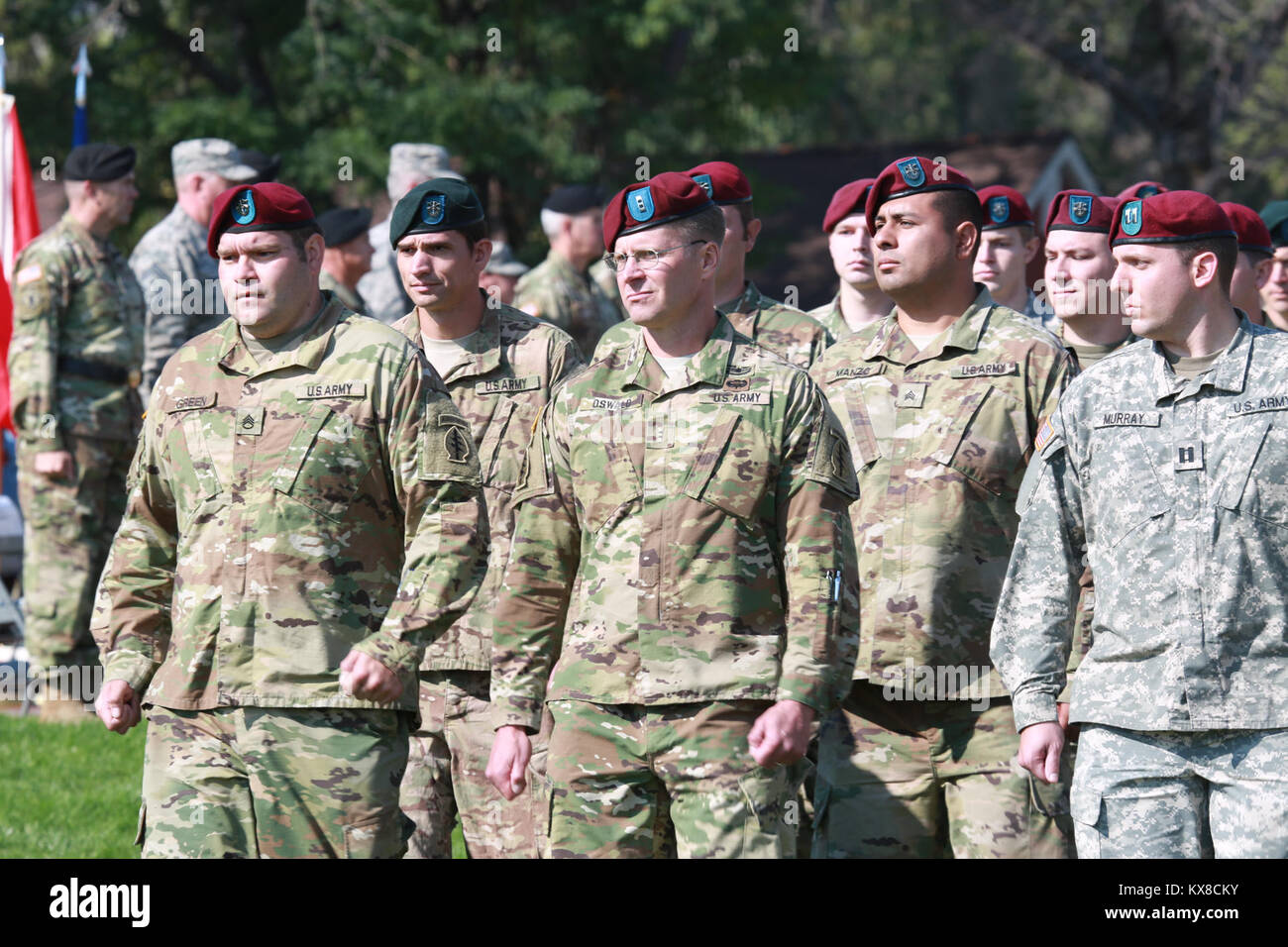 US Army National Guard parade and ceremony Stock Photo - Alamy