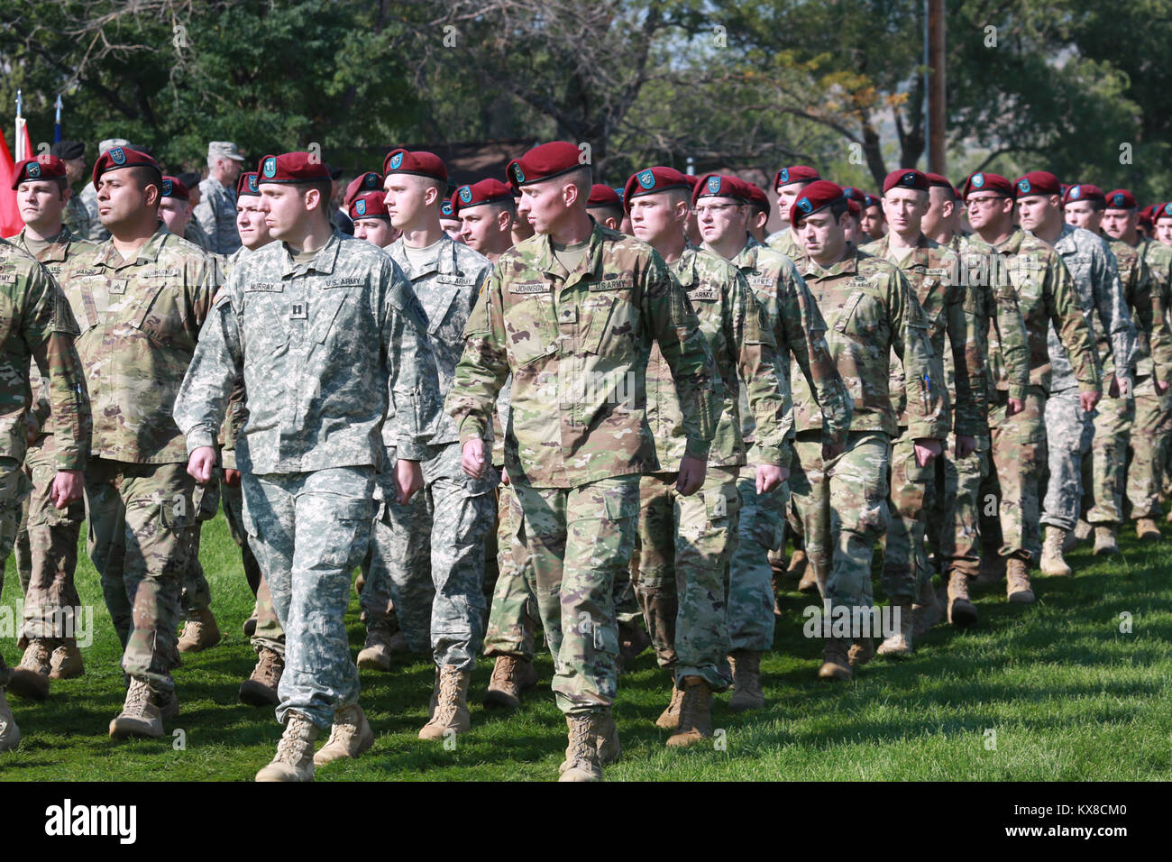 US Army National Guard parade and ceremony Stock Photo - Alamy