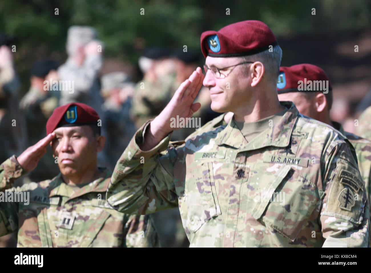 US Army National Guard parade and ceremony Stock Photo - Alamy
