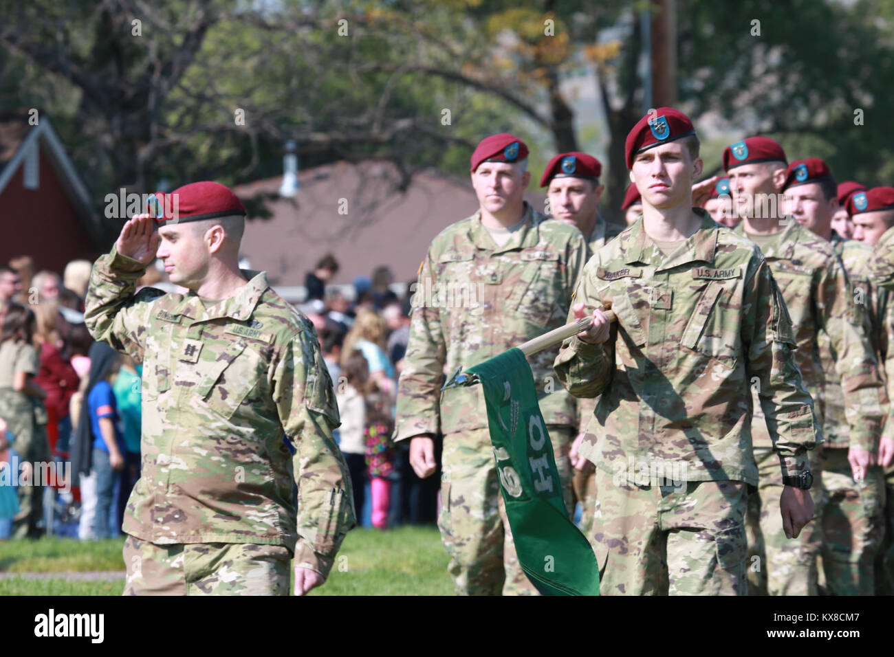 US Army National Guard parade and ceremony Stock Photo - Alamy