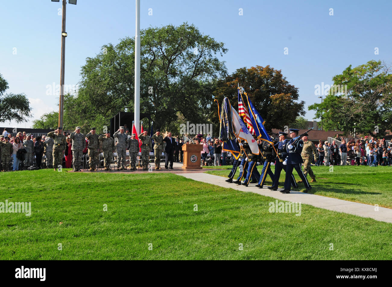 US Army National Guard parade and ceremony Stock Photo - Alamy