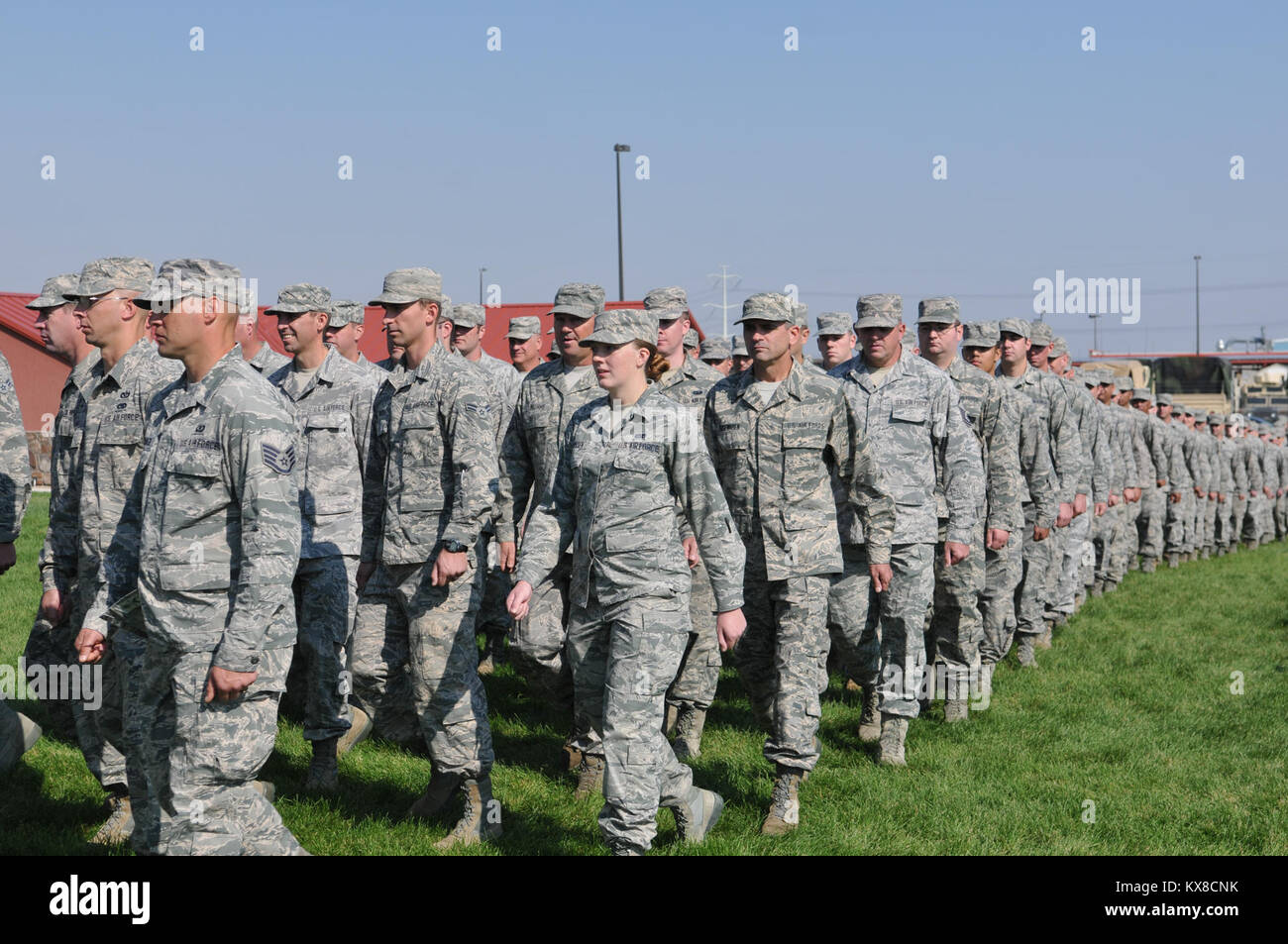 US Army National Guard parade and ceremony Stock Photo - Alamy