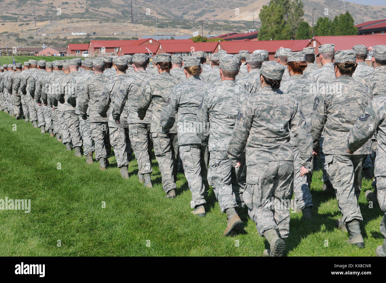US Army National Guard parade and ceremony Stock Photo - Alamy