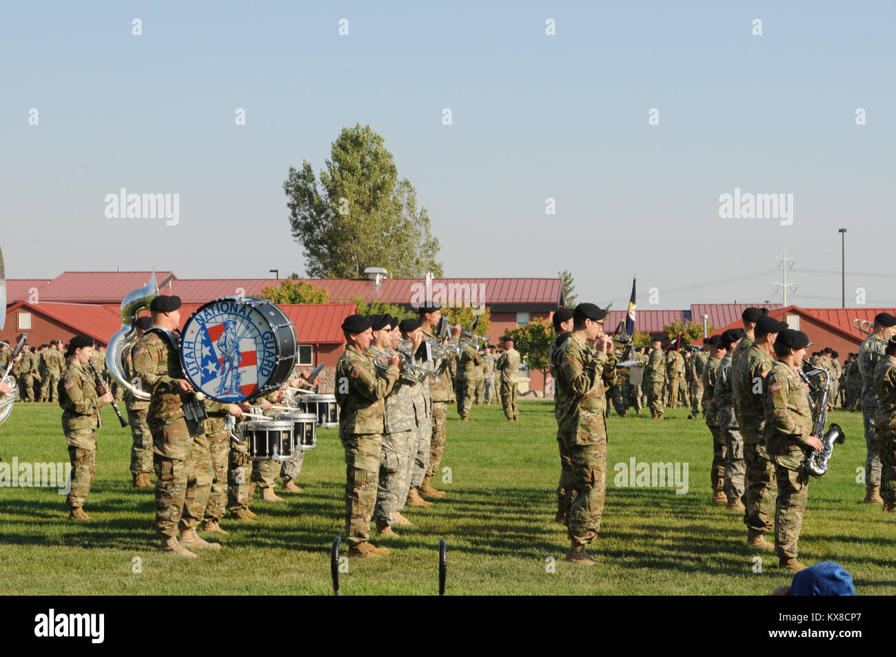 US Army National Guard parade and ceremony Stock Photo - Alamy