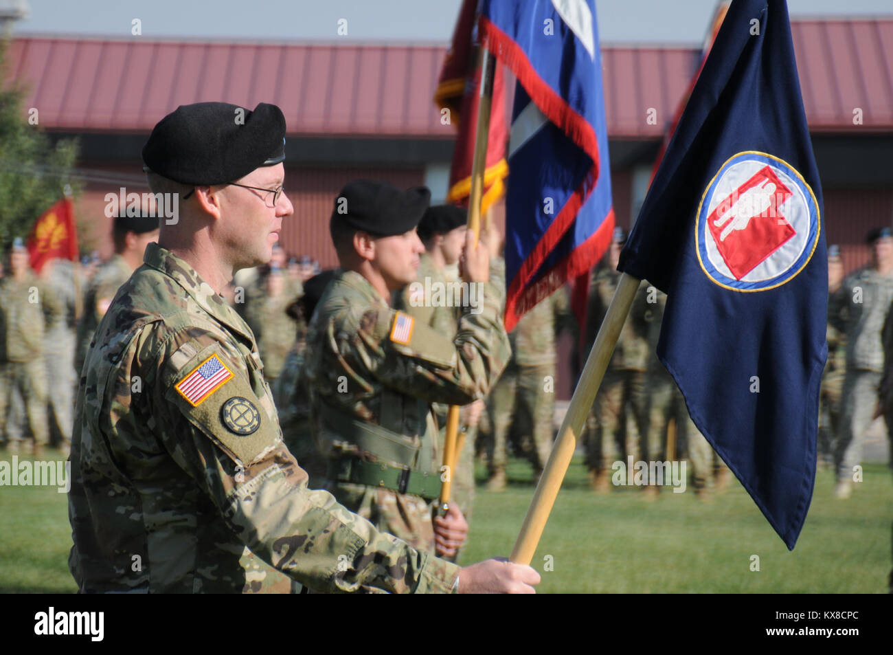 US Army National Guard parade and ceremony Stock Photo - Alamy