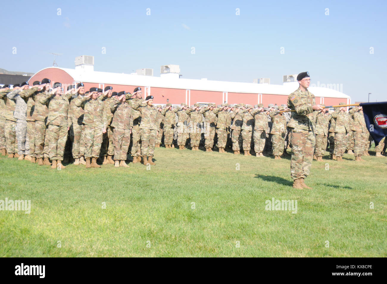 US Army National Guard parade and ceremony Stock Photo - Alamy