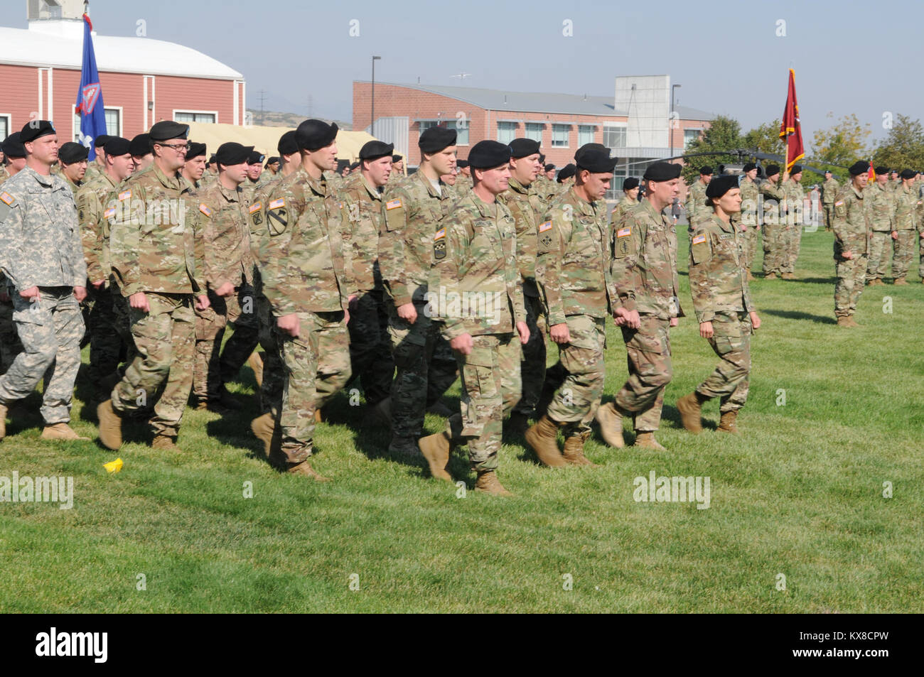 US Army National Guard parade and ceremony Stock Photo - Alamy
