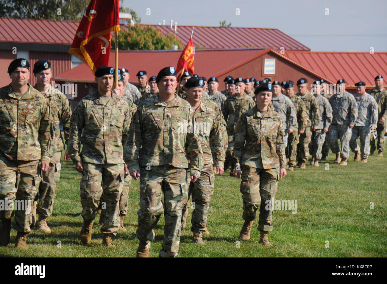 US Army National Guard parade and ceremony Stock Photo - Alamy