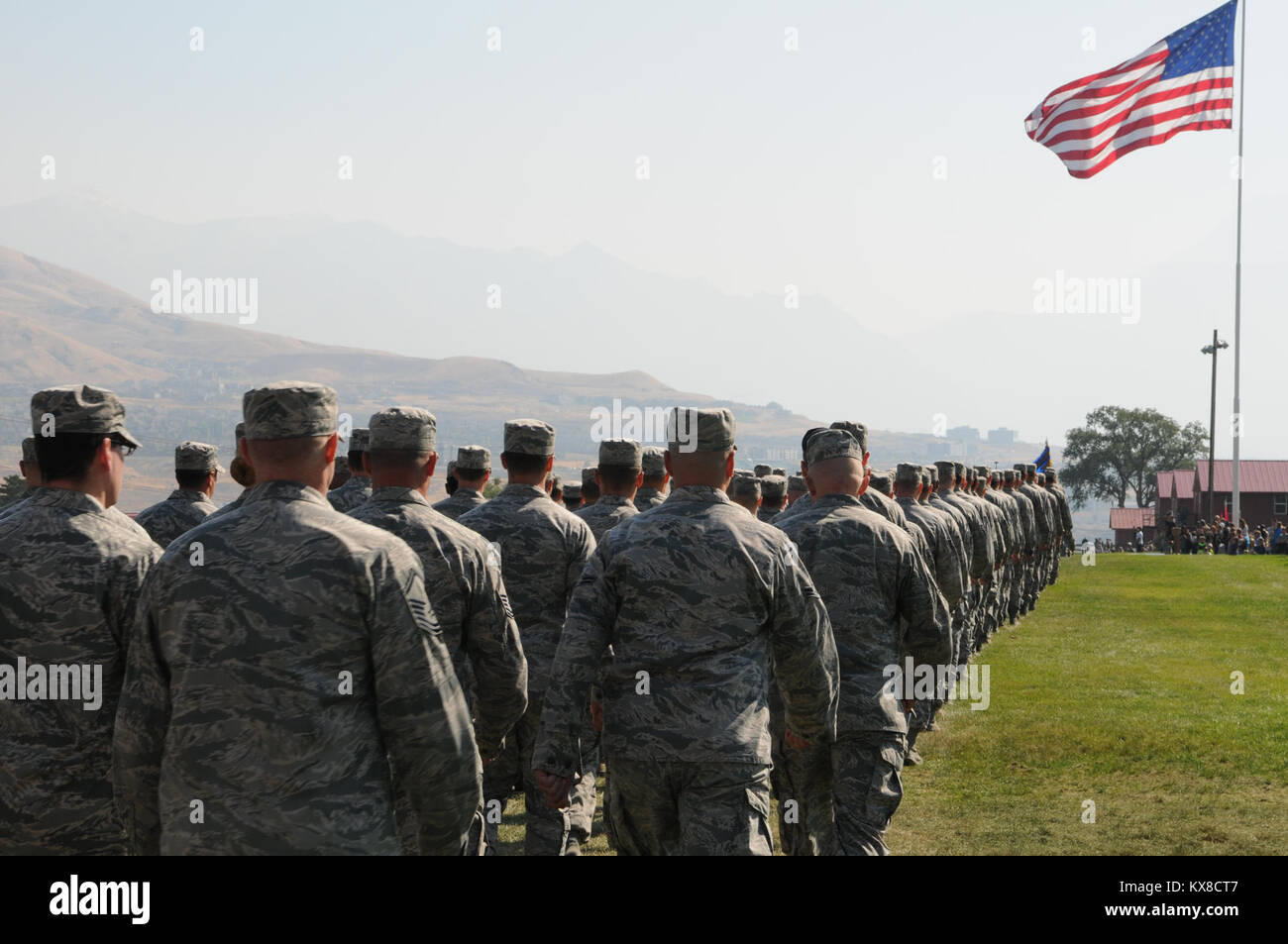 US Army National Guard parade and ceremony Stock Photo - Alamy