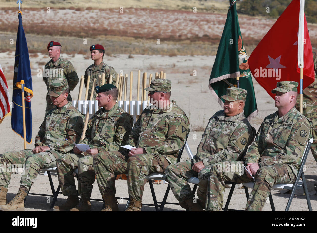 US military army National Guard training and assisting in the field ...
