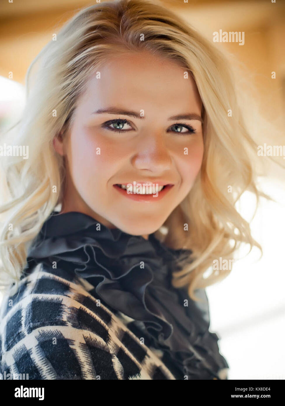 Portrait of US military person Stock Photo - Alamy