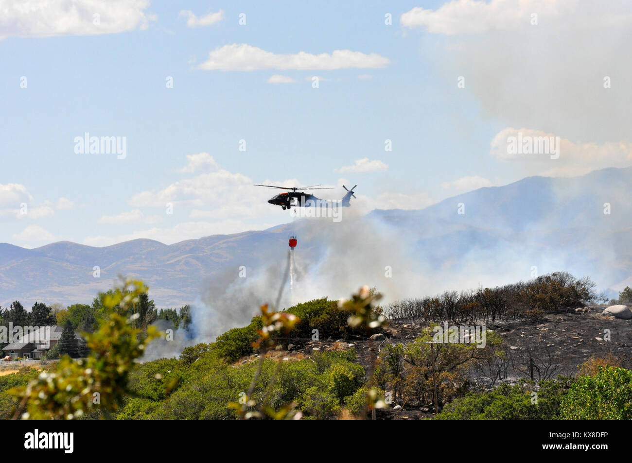 Uh 60 black hawk helicopters utah army national guard hi-res stock ...
